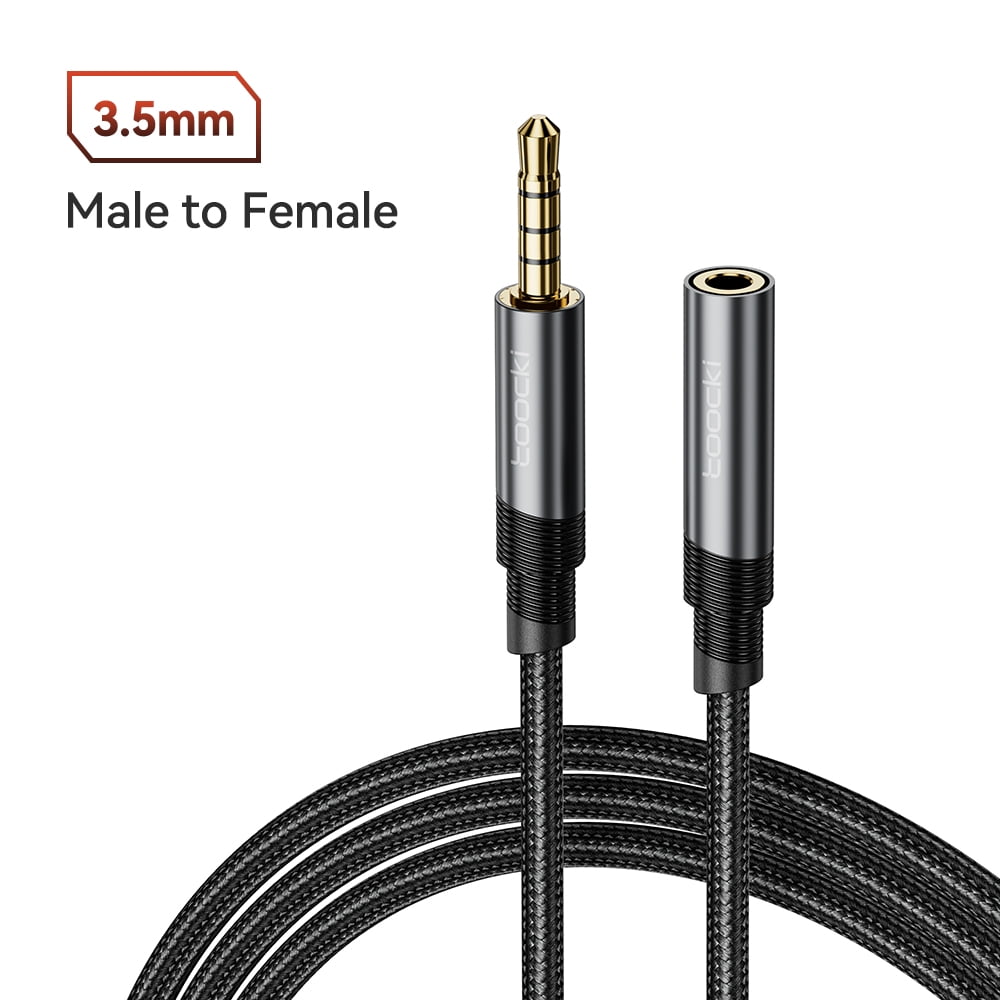 Aux Cable 3.5mm Male to Female Audio Extension Speaker Cable with ...
