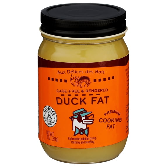 Aux Délices des Bois Premium Cage-Free Duck Fat, All-Natural Rendered ...
