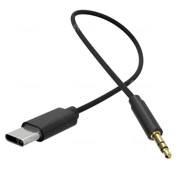 Aux Male To USB C Connecter - Walmart Business Supplies