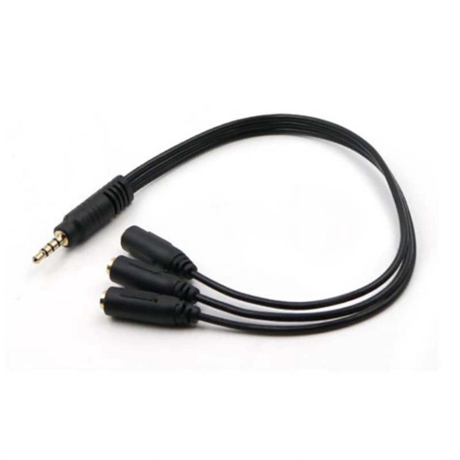 Aux Multi Headphone Earphone Audio Splitter Adapter 3.5mm Jack HUB ...