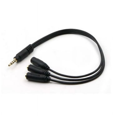 My Cable Mart 10inch 3.5mm in-Line Volume Control Adapter for Headphone ...