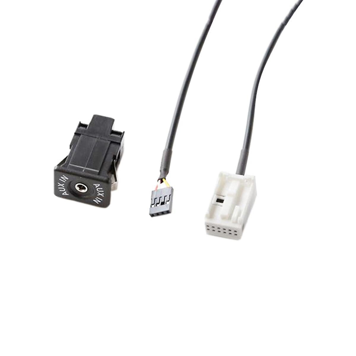 Aux Socket Audio Switch Cable 12Pin 3.5Mm Interface Socket Adapter for ...