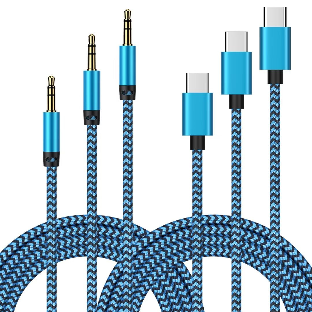 Ailkin USB C to 3.5mm Aux Adapter, 3-Pack Type C Cable for Android, Car ...