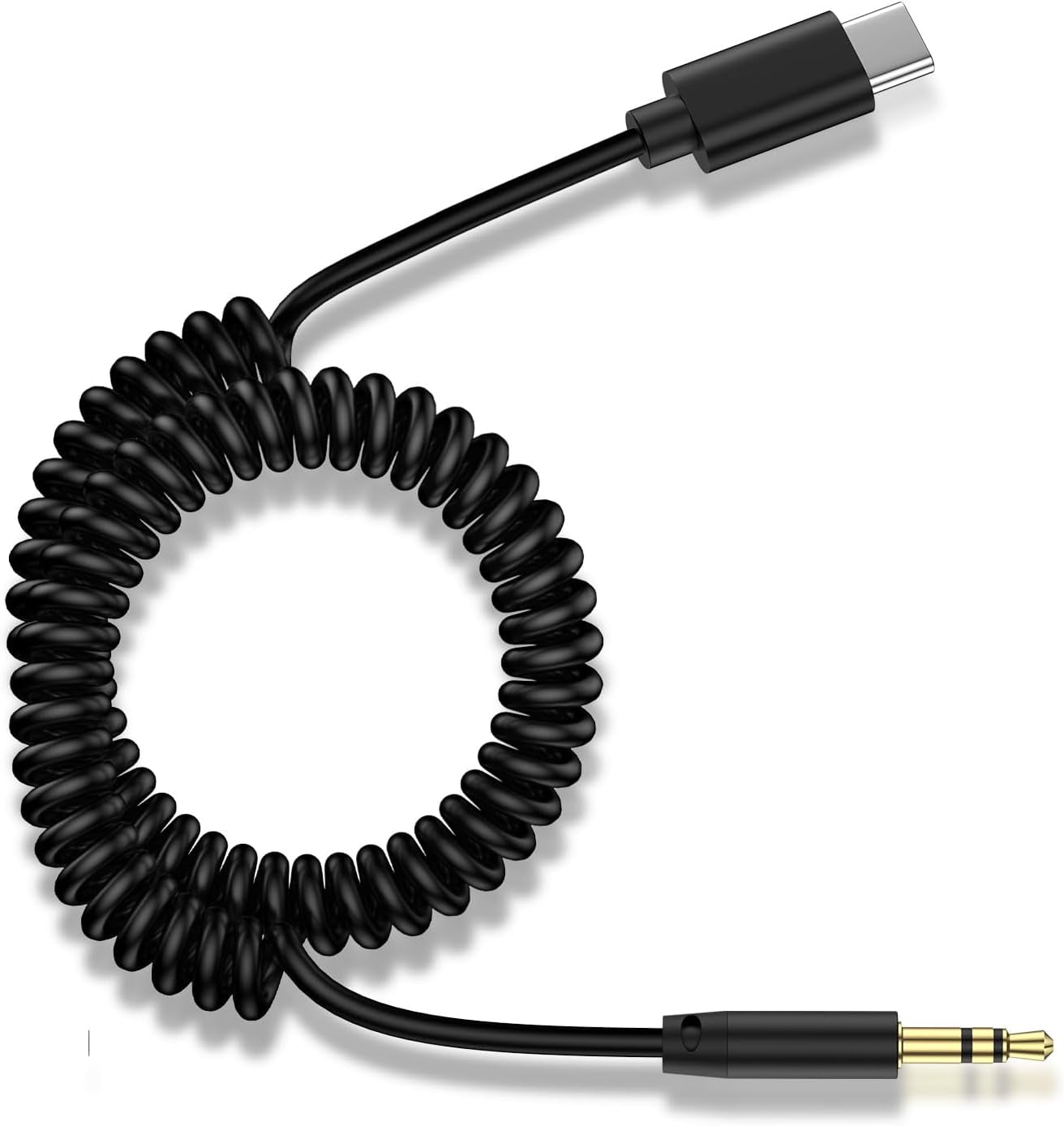 Aux to USB C,ABCPOW Aux Cord to Type C USB C to 3.5mm Aux Adapter Male ...