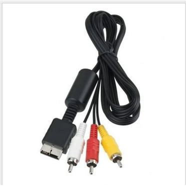 Sony Playstation PS2/PS3 RCA AV Cord, Audio Video Composite TV Cable ...