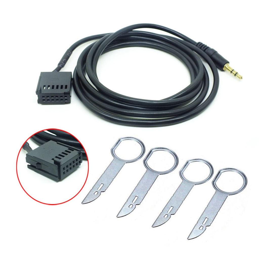 Aux in Input Stereo-Adapter Cable Lead Mp3 Removal Keys for - Mk2 ...