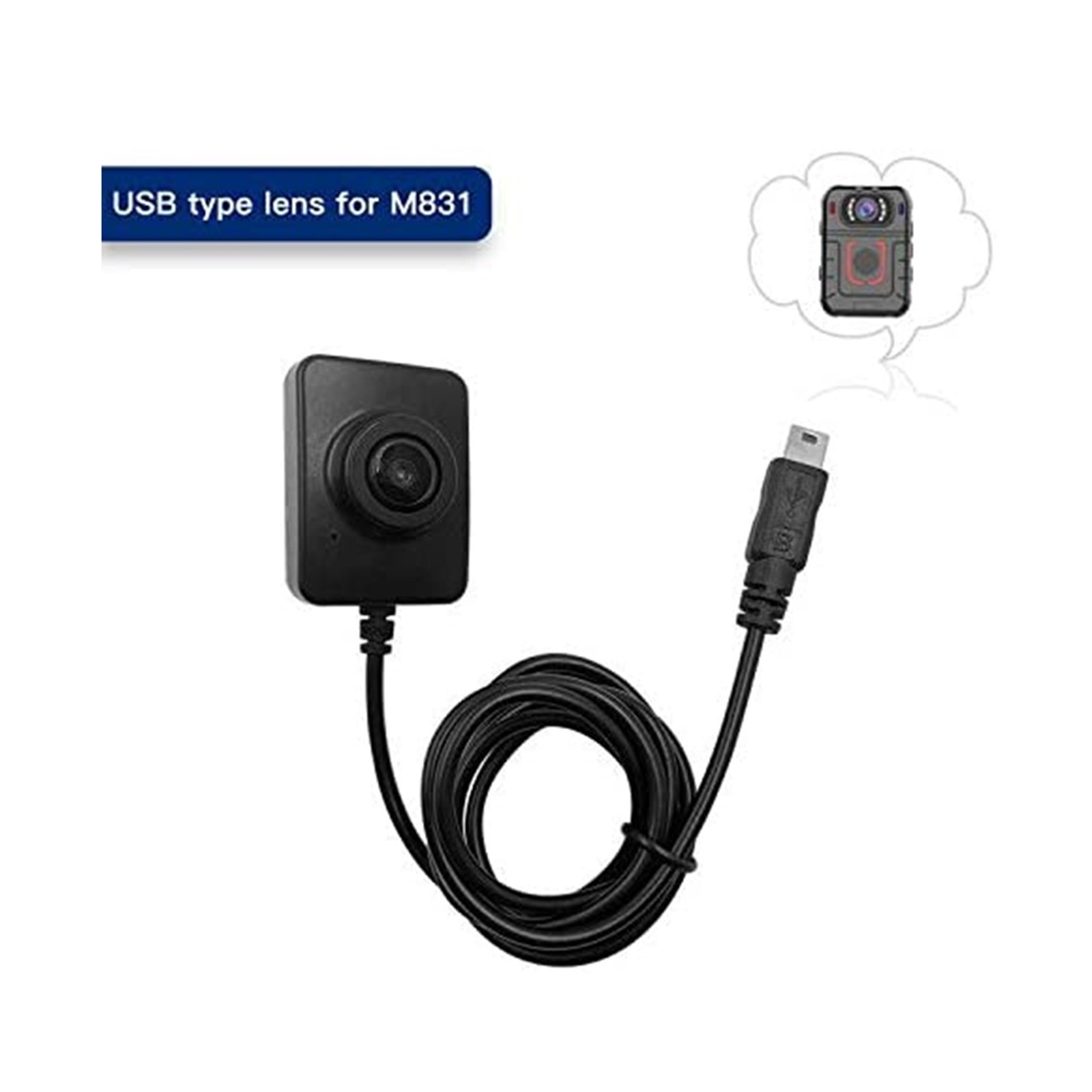 Auxiliary Cam Of Body Camera External Recorder For Connection With Main ...