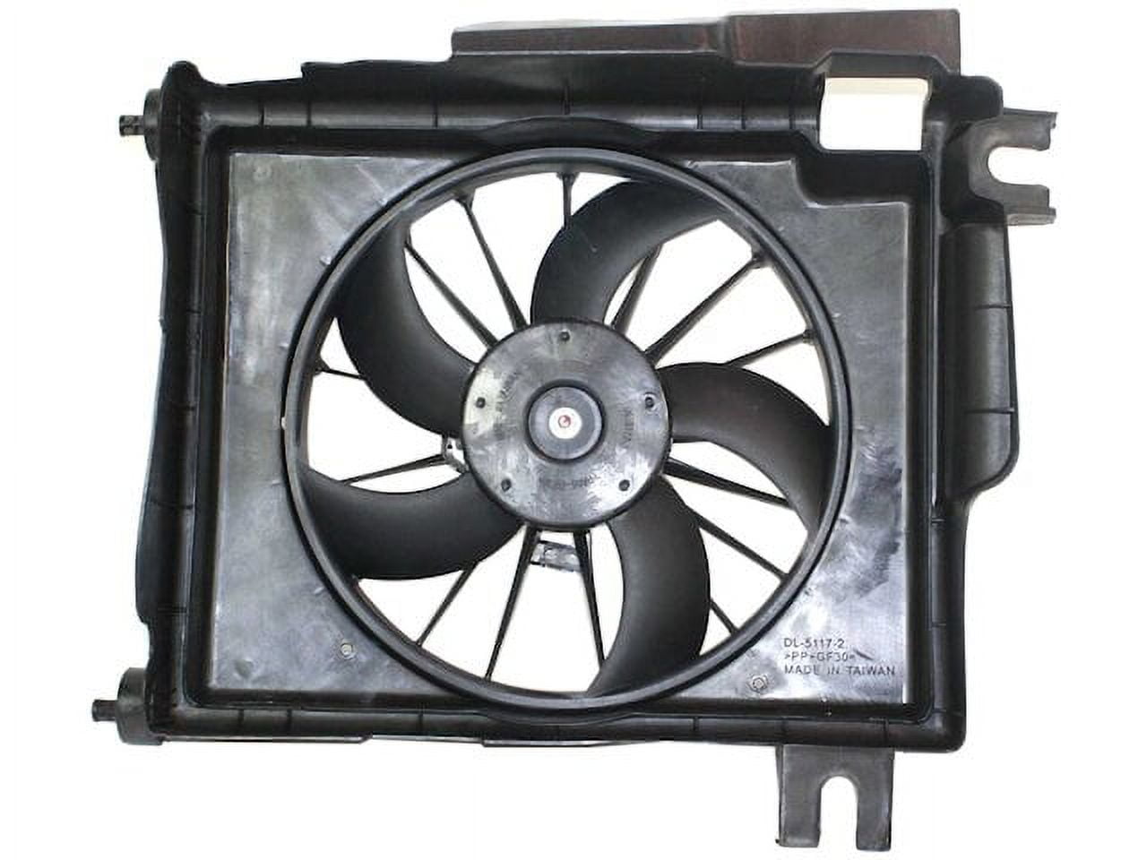 Auxiliary Engine Cooling Fan Assembly - Compatible with 2003 - 2007 ...