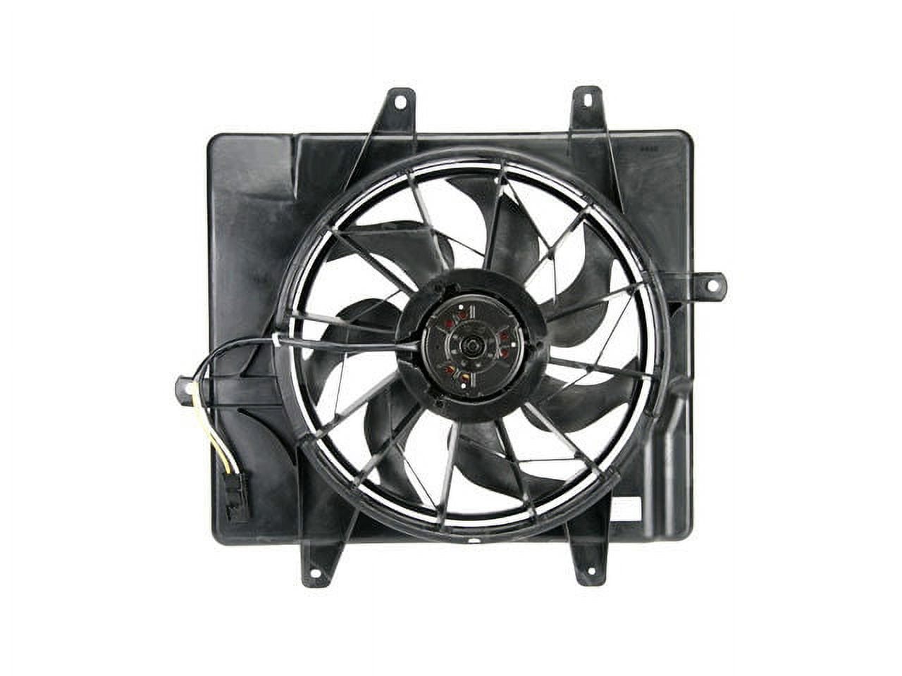 Auxiliary Fan Assembly - Compatible with 2001 - 2005 Chrysler PT ...