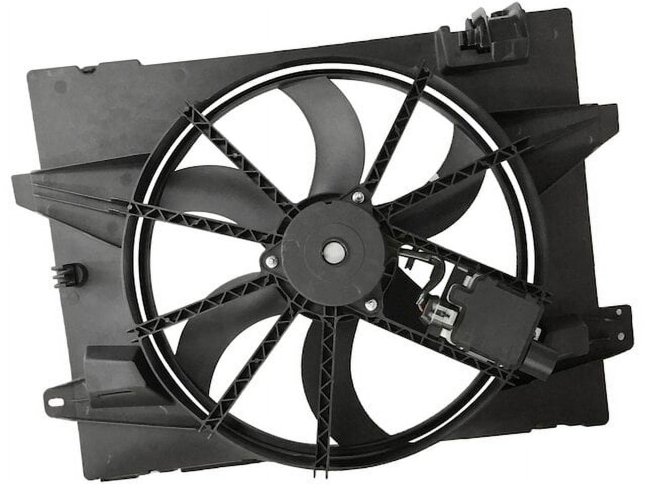 Auxiliary Fan Assembly - Compatible with 2006 - 2011 Ford Crown ...