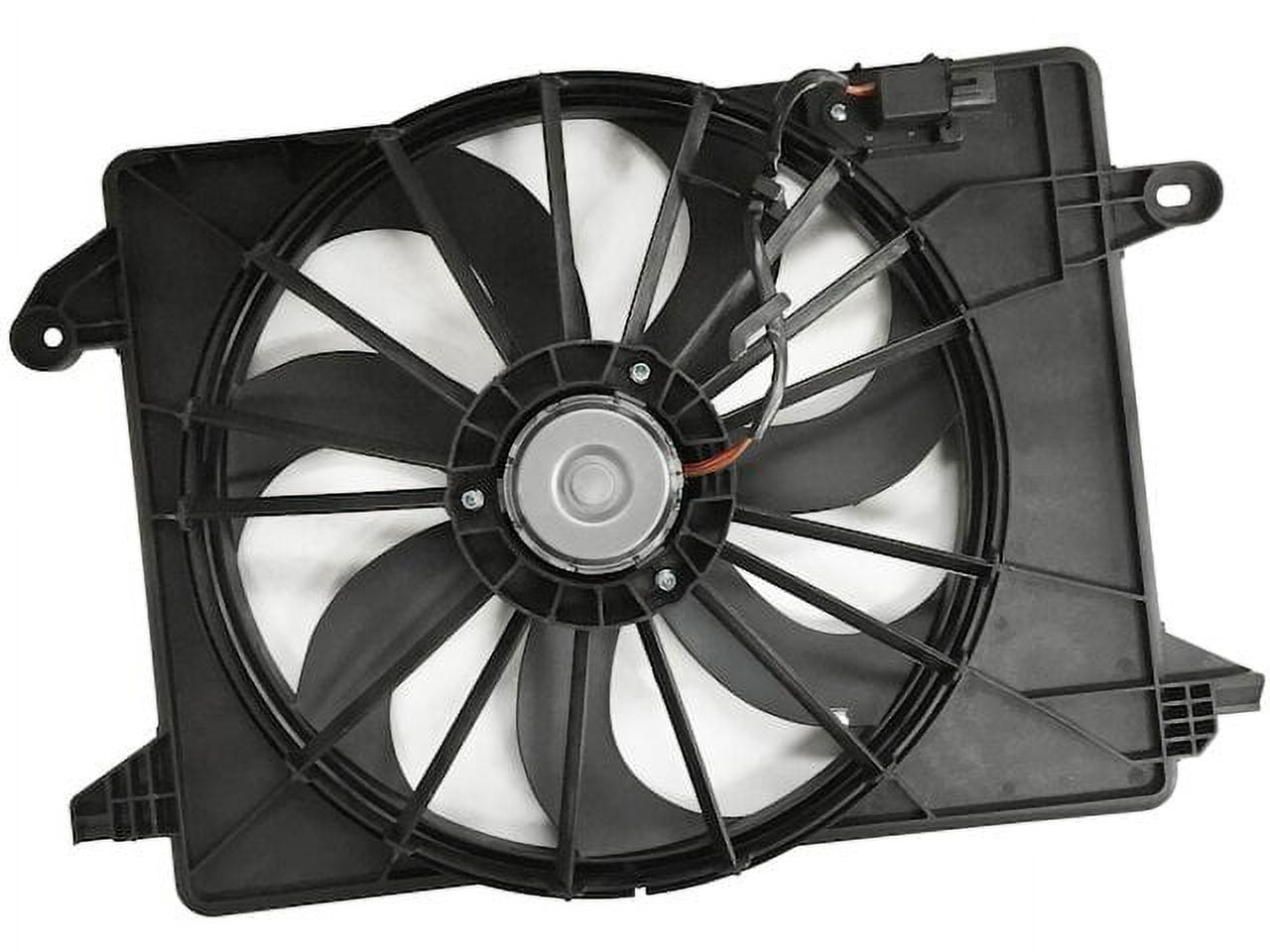 Replacement Auxiliary Fan Assembly, Single Shroud Design, Fits 2009 ...