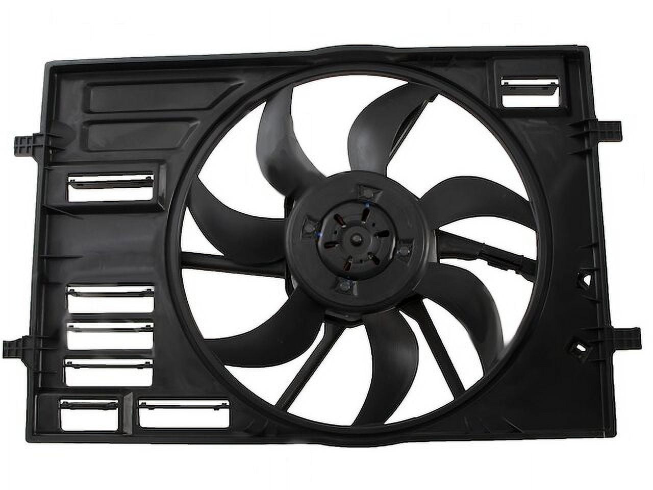 Auxiliary Fan Assembly - Compatible with 2019 - 2022 Volkswagen Jetta 1 ...
