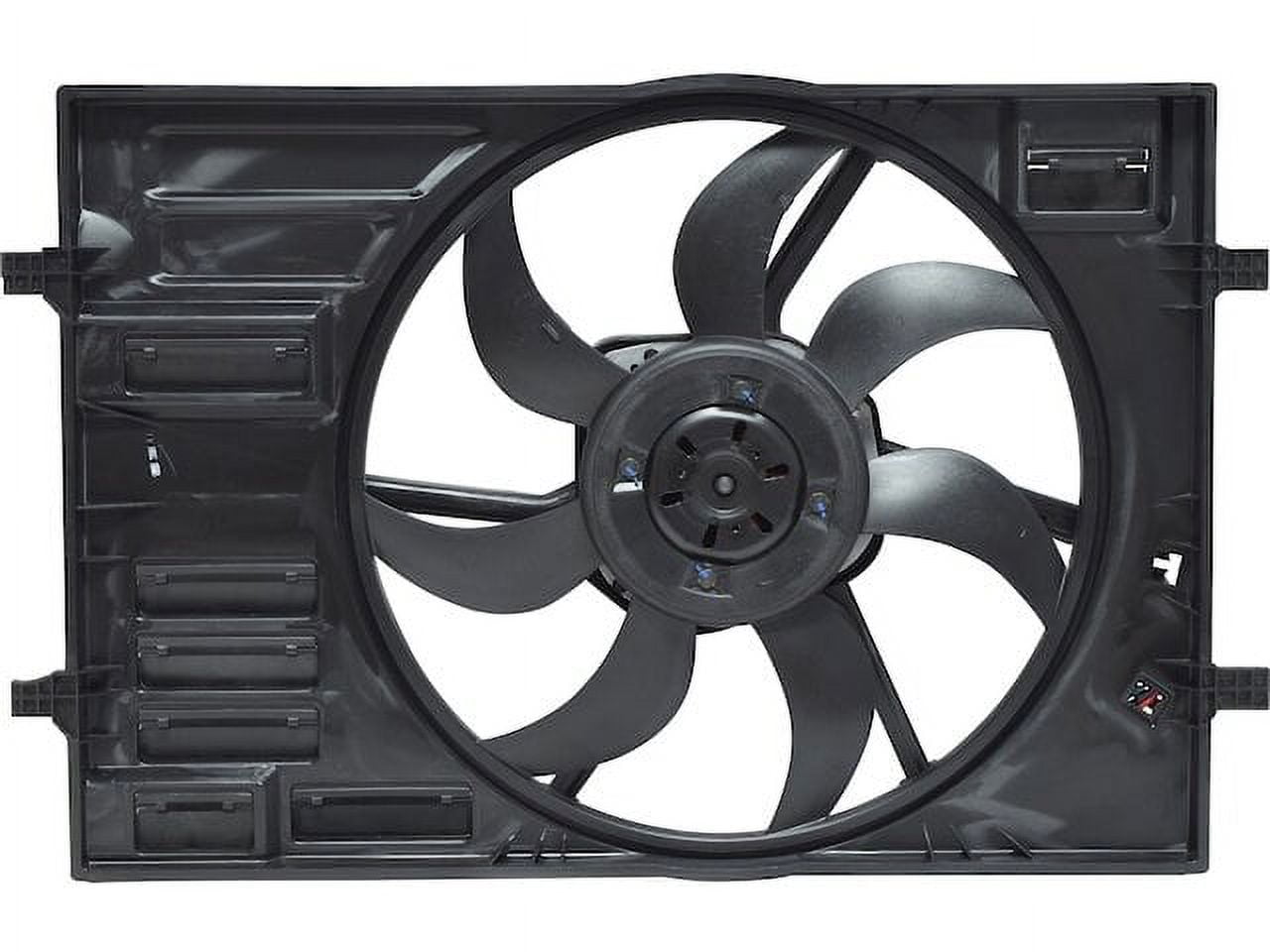 Auxiliary Fan Assembly - Compatible with 2019 - 2023 Volkswagen Jetta ...