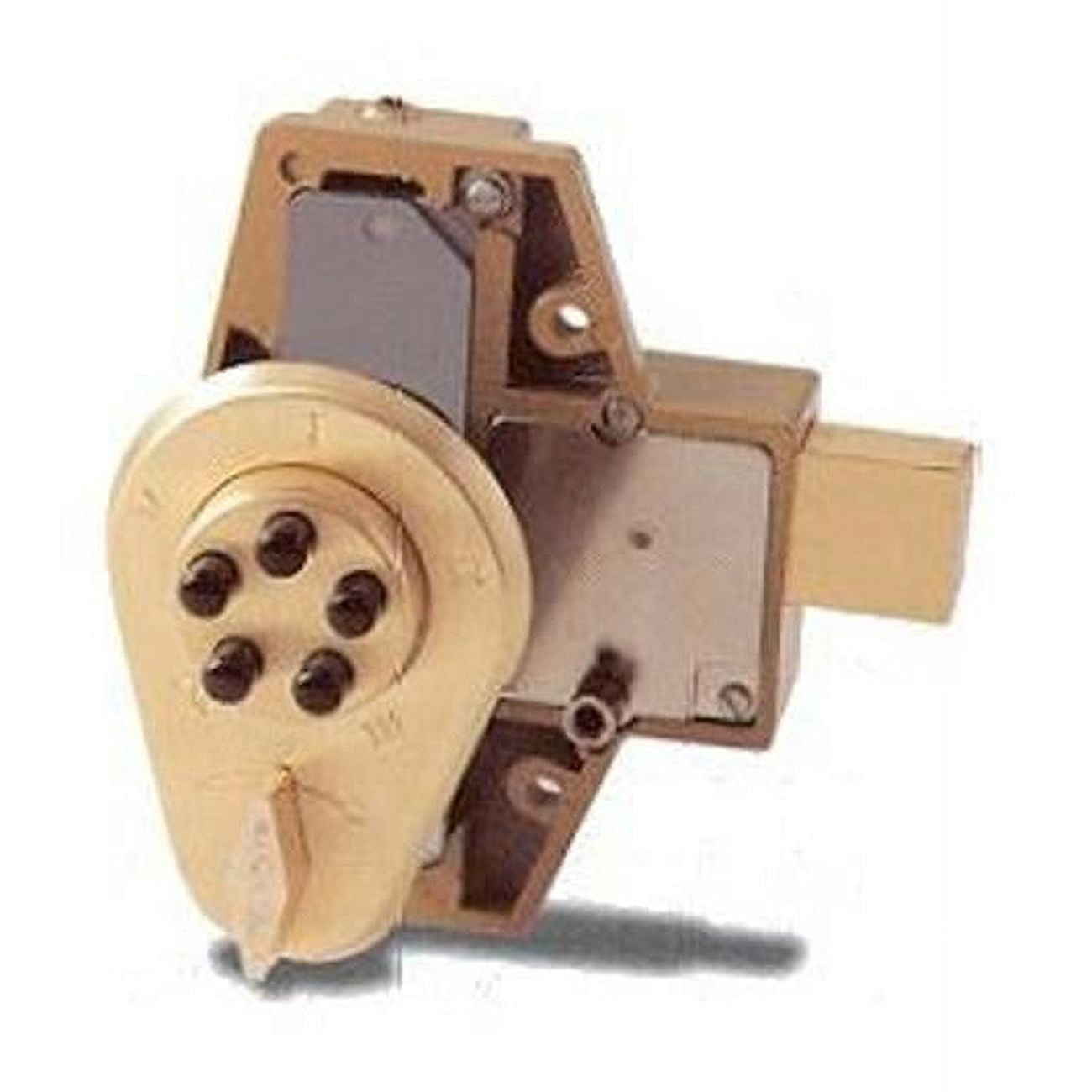 Auxiliary Lock with Thumbturn 1 in. Dbolt Latch Door - Satin Brass ...