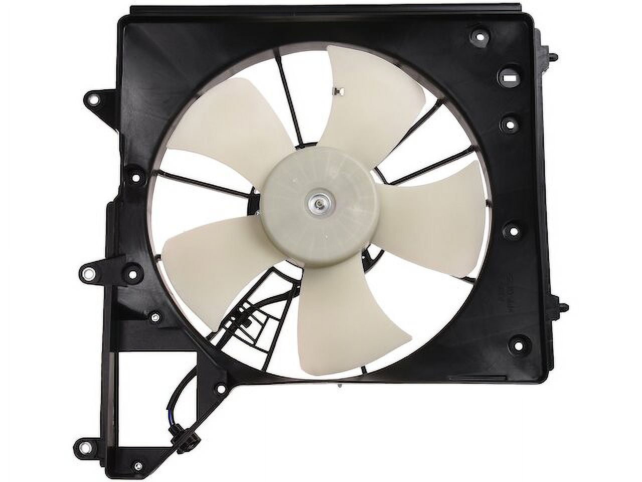 Auxiliary Radiator Fan Assembly - Compatible with 2005 - 2012 Acura RL ...
