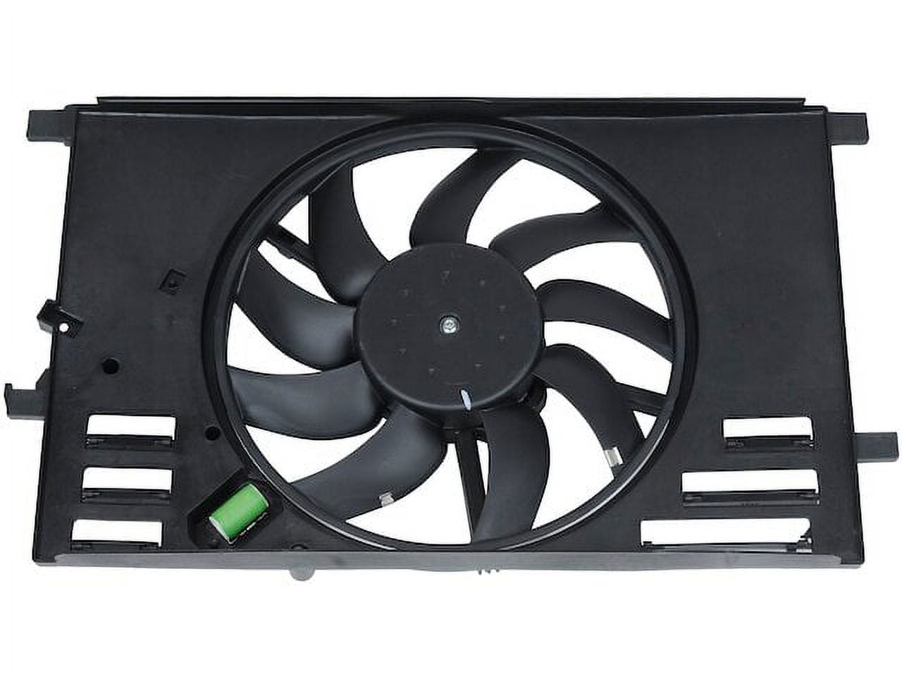 Auxiliary Radiator Fan Assembly - Compatible with 2015 - 2018 Jeep ...