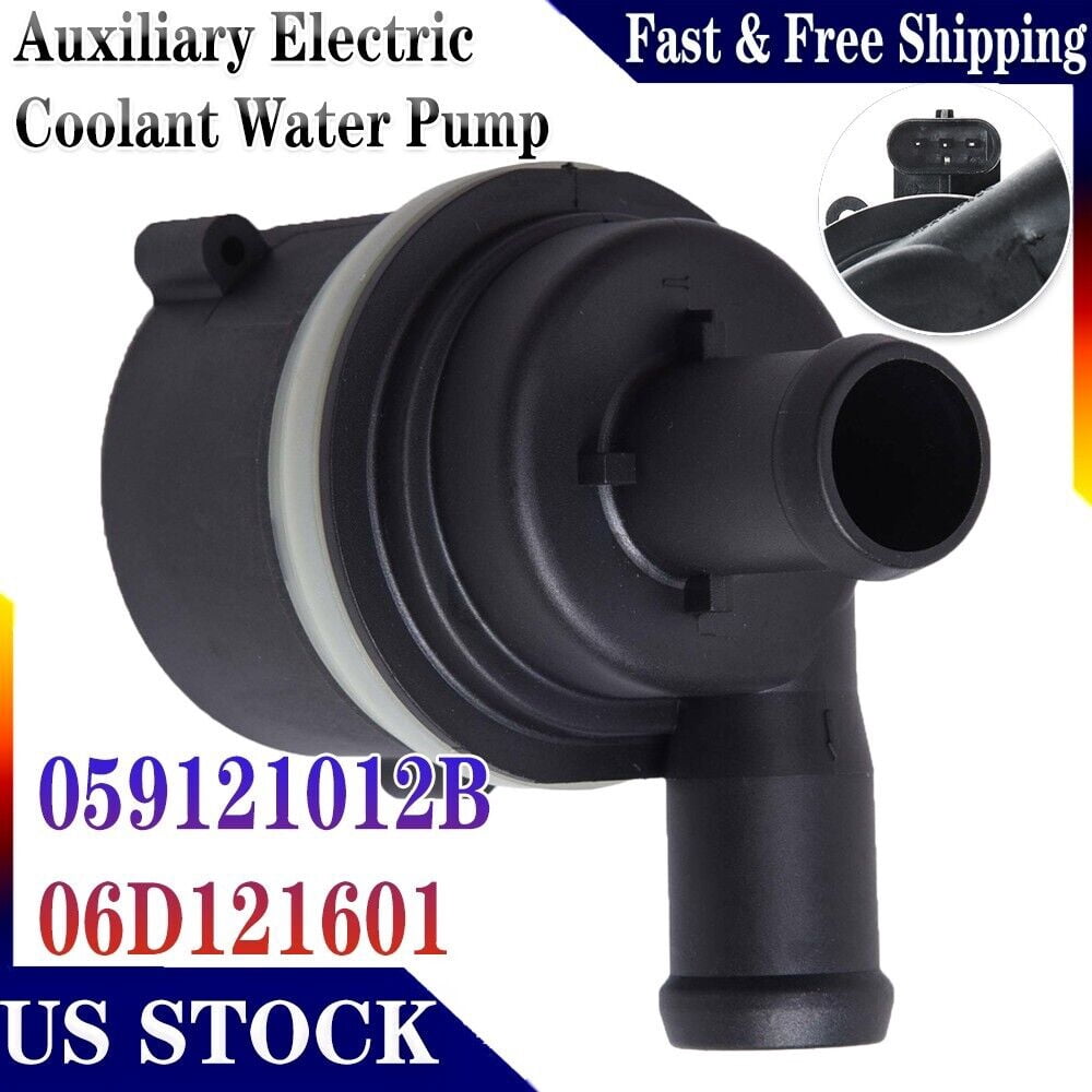 Auxiliary Water Pump for 09-17 Audi A4 A5 A6 Quattro Q5 Q7 Volkswagen ...