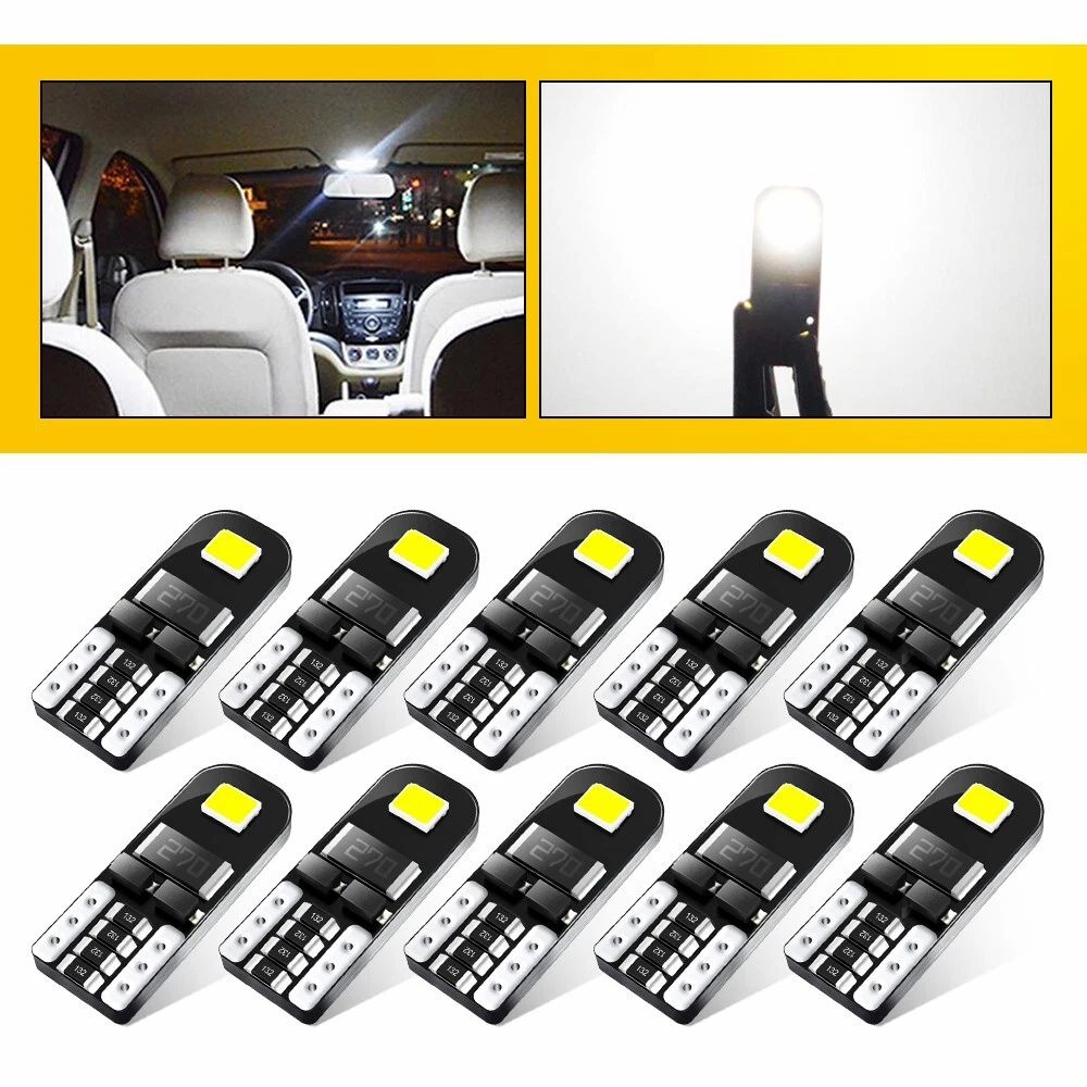 Auxito T10 Led License Plate Light Bulbs 6000K Super Bright White 168 ...