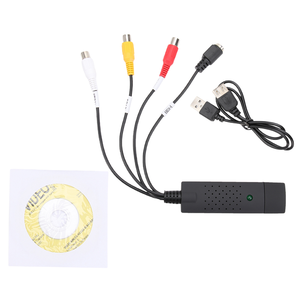 Av Video Capture Card USB Video Capture Device Live Stream Record Card ...