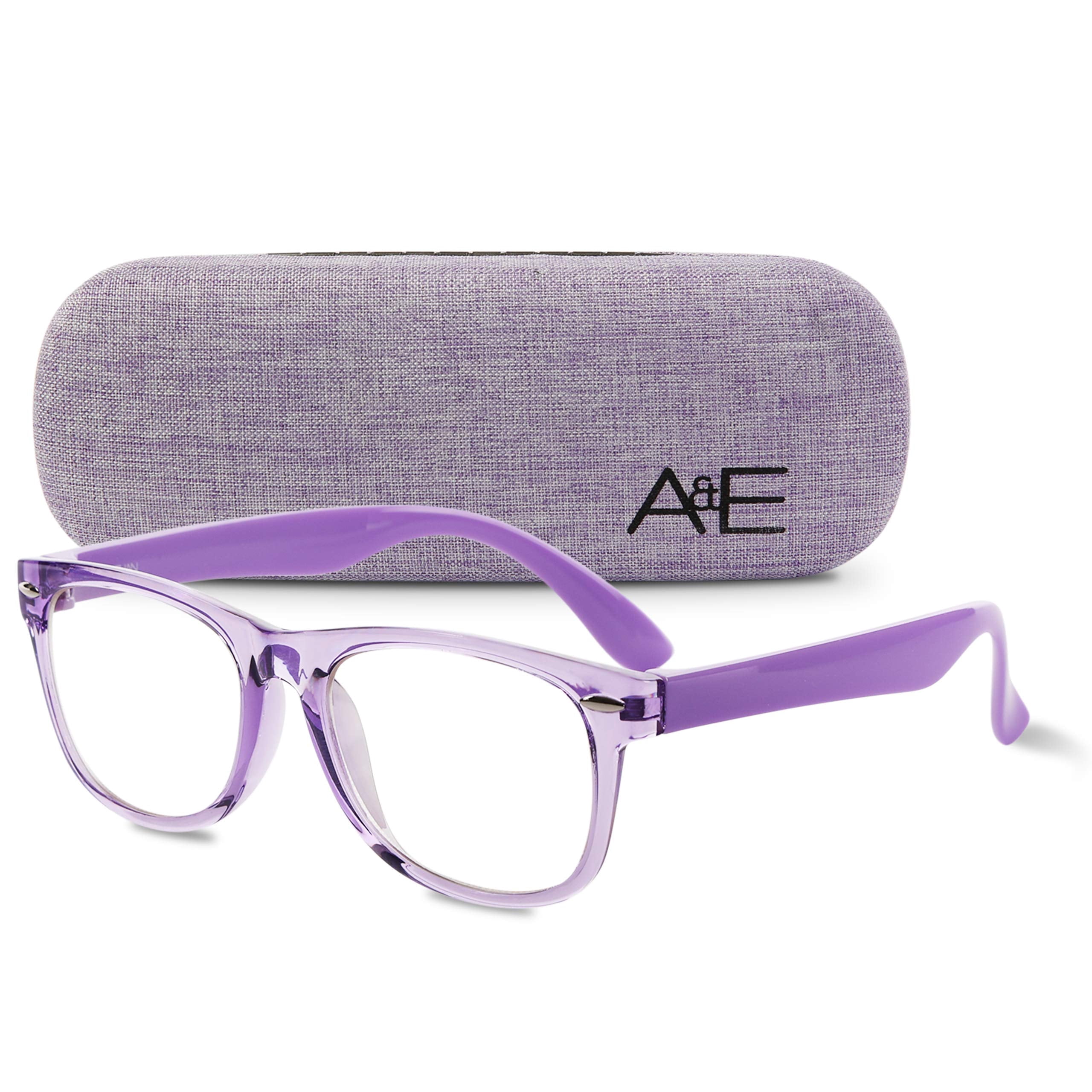 Ava & Ethan Clear Lens Glasses, Flexible Frame for Kids Ages 3-12 ...