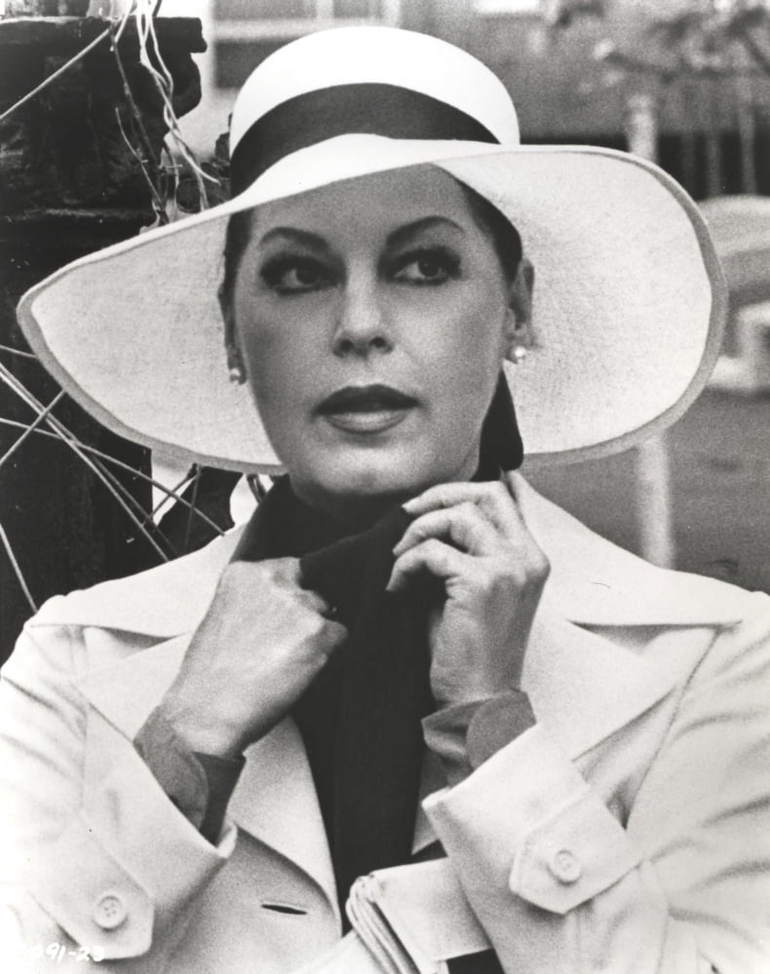 Ava Gardner Portrait in Coat and Scarf with Hat Photo Print (24 x 30 ...