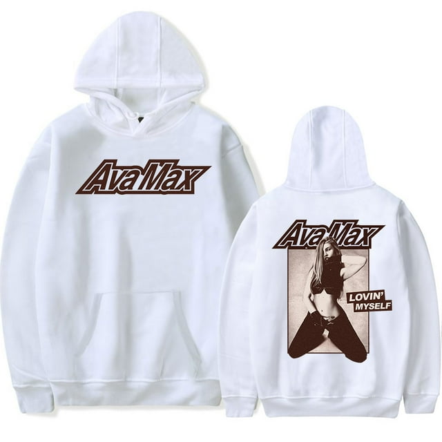 Ava Max Lovin Myself Merch Hoodies Women Men Long sleeve Fashion Casual ...