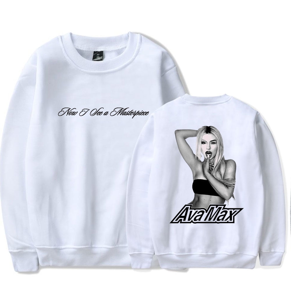 Ava Max Now I am a masterpiece 2025 Merch crew neck sweatshirt Long ...