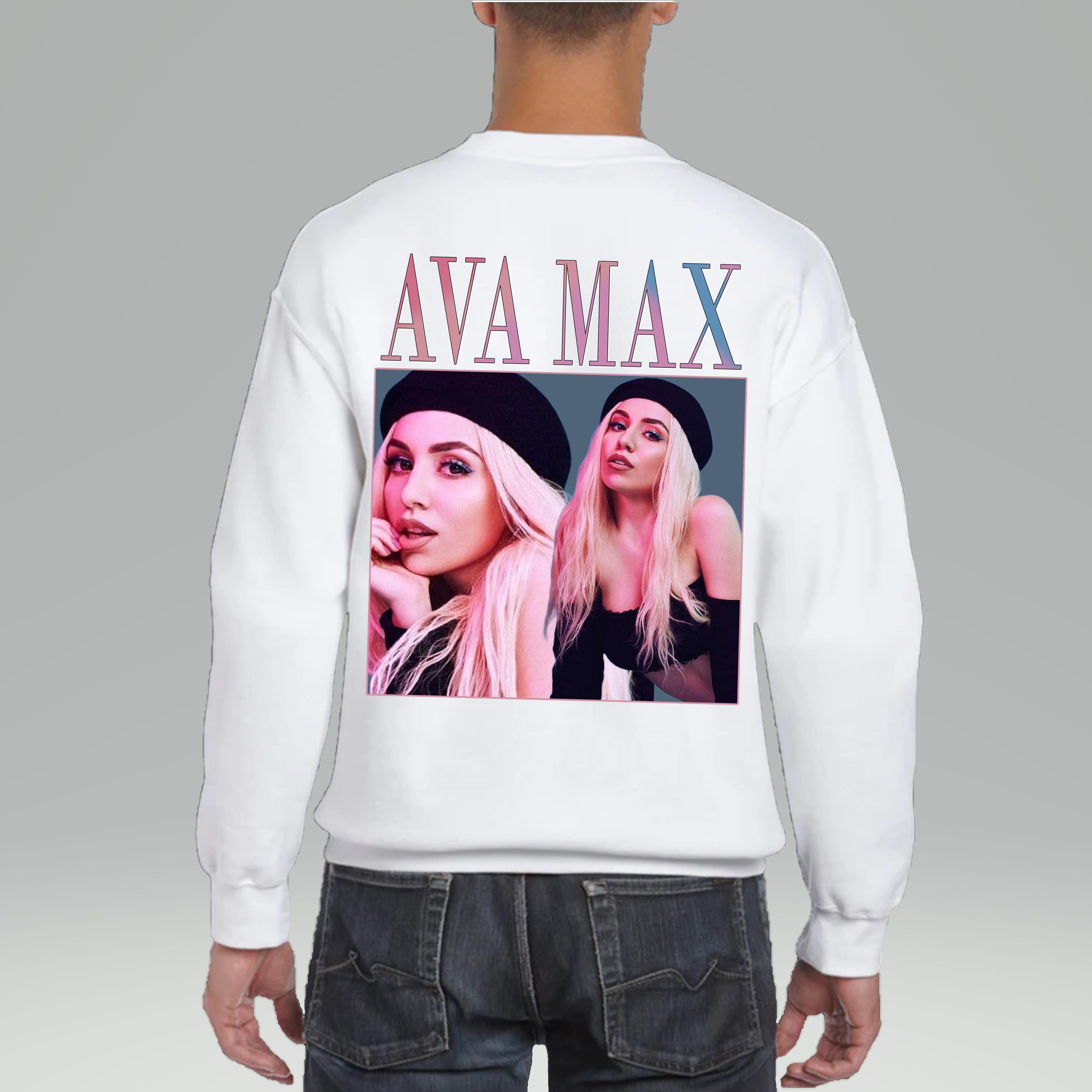 Ava Max Sweatshirt Back Side Bootleg Hip Hop Rap Sweatshirt Back Side ...