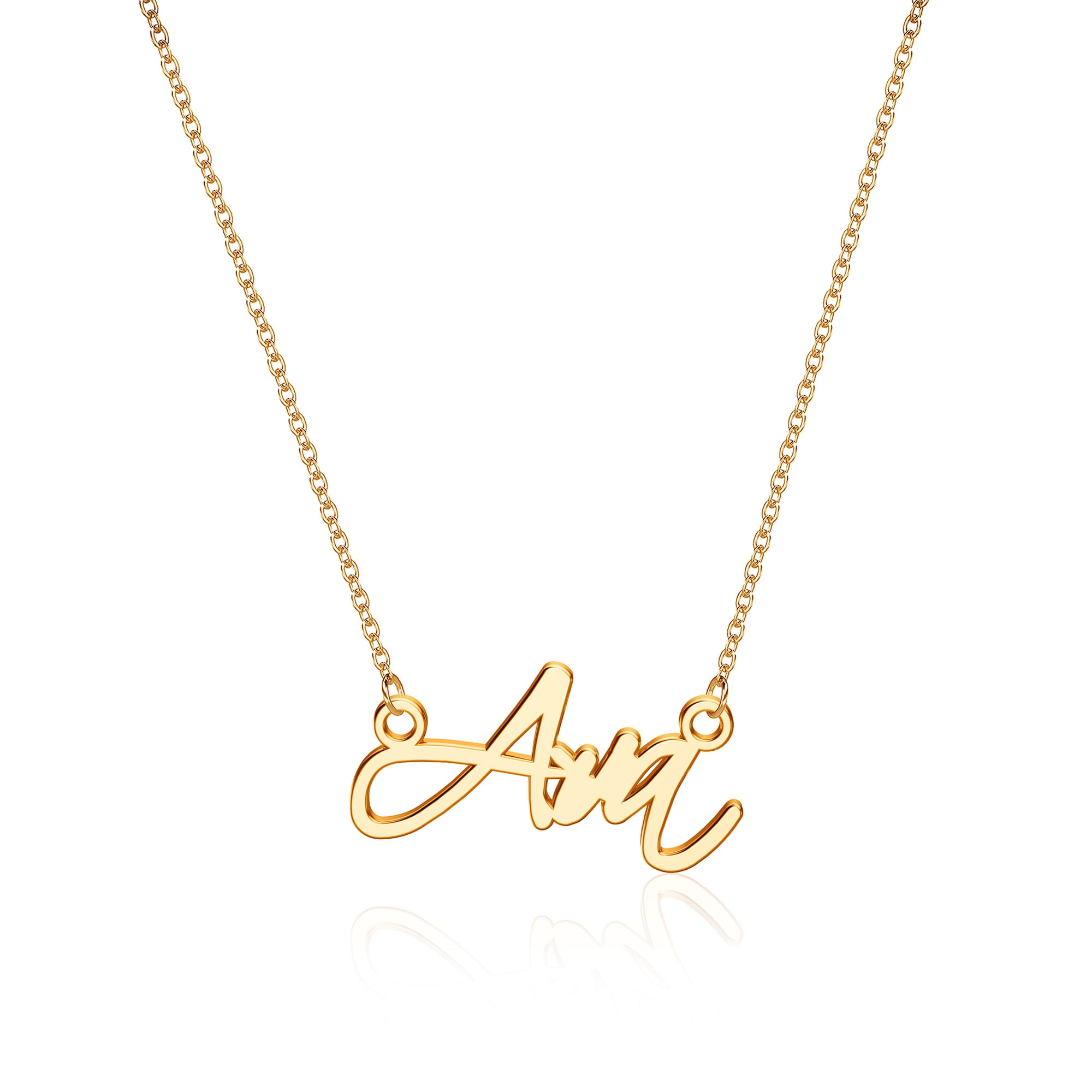 Ava Necklace Personalized, Ivy Name Necklace Personalized Nameplate ...