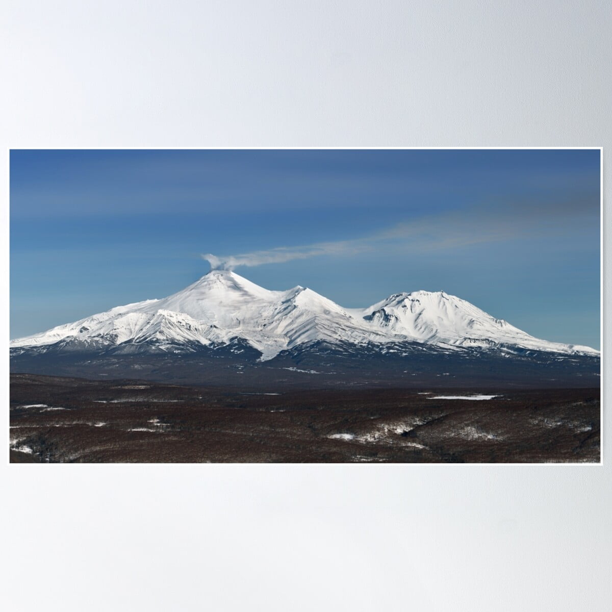 Avachinsky Volcano And Kozelsky Volcano, Panorama View Of Volcanoes Of ...