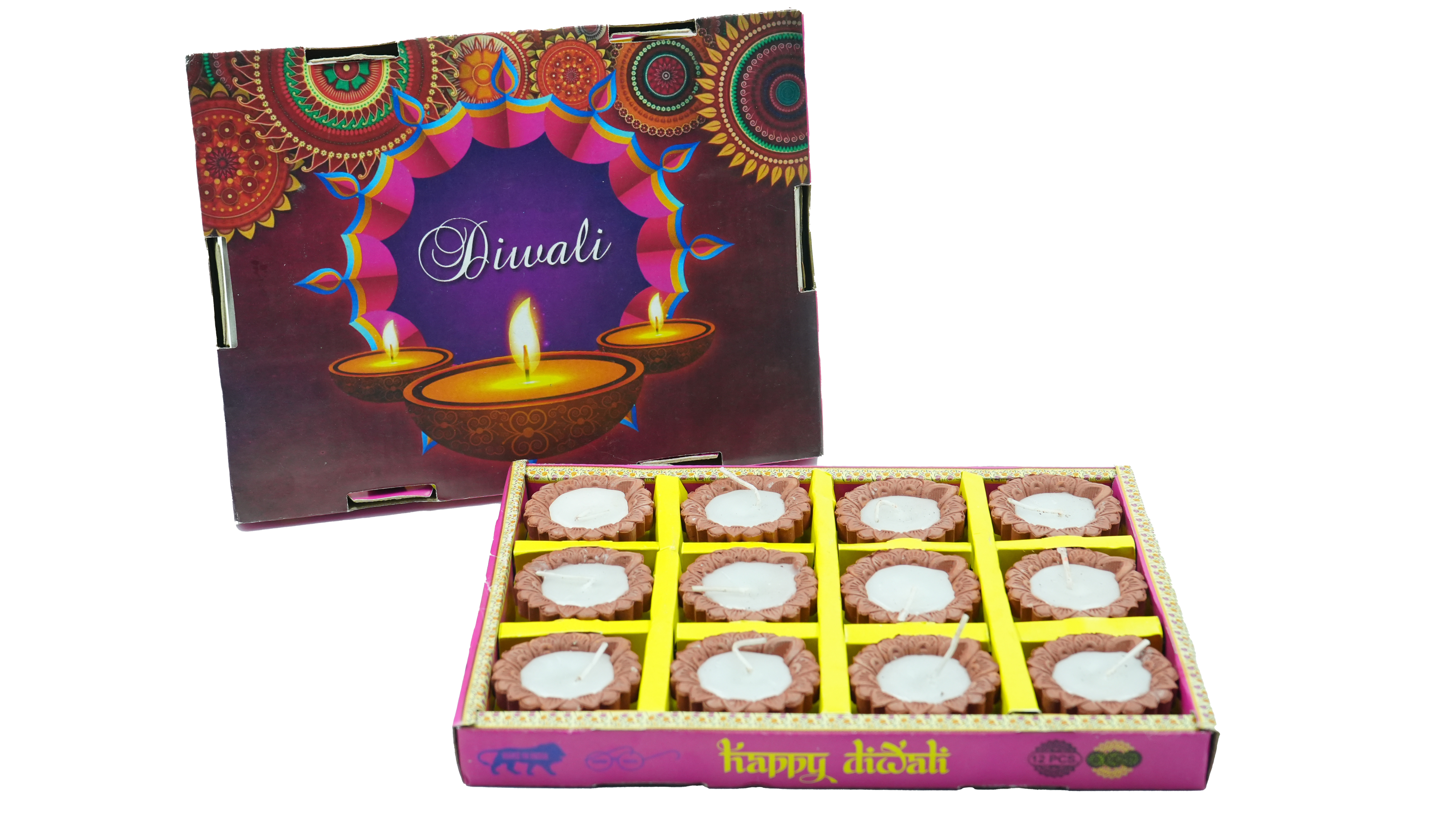 Avador Handmade Clay Diya Indian Puja Oil Lamp, Mitti Diya Lamp ...