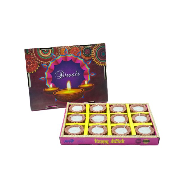 Avador Handmade Clay Diya Indian Puja Oil Lamp, Mitti Diya Lamp ...
