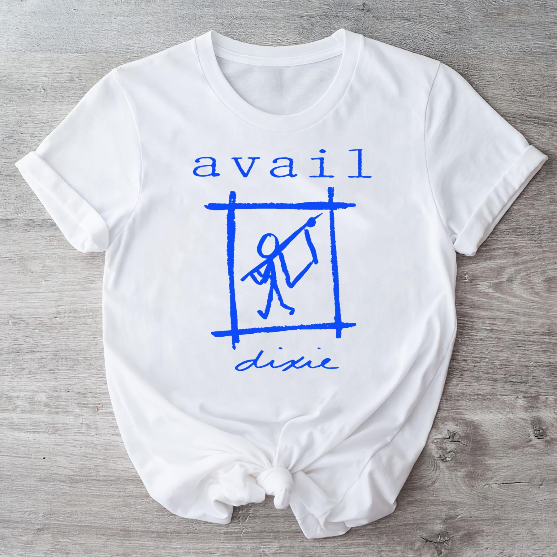 Avail Dixie Punk Rock Band Logo Mens Black TShirt Size S M L XL 2XL 3XL ...