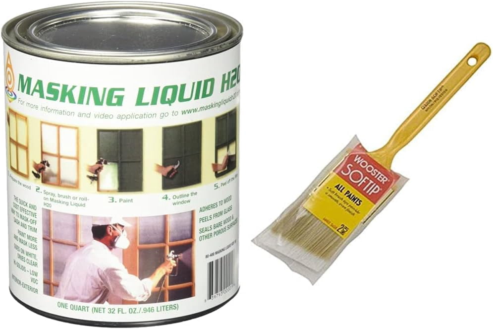 Available 157026 80-400-4 H20 Masking Liquid, 1 Quart, Clear, 32 Fl Oz ...