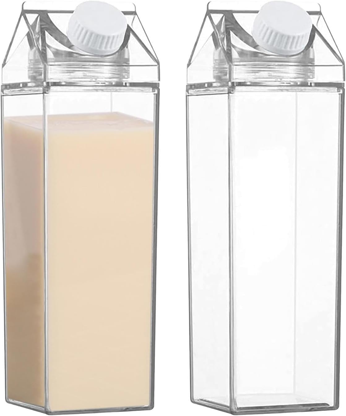 Availia Leak-Proof Square Food Storage Container, 2-Pack BPA-Free Milk ...