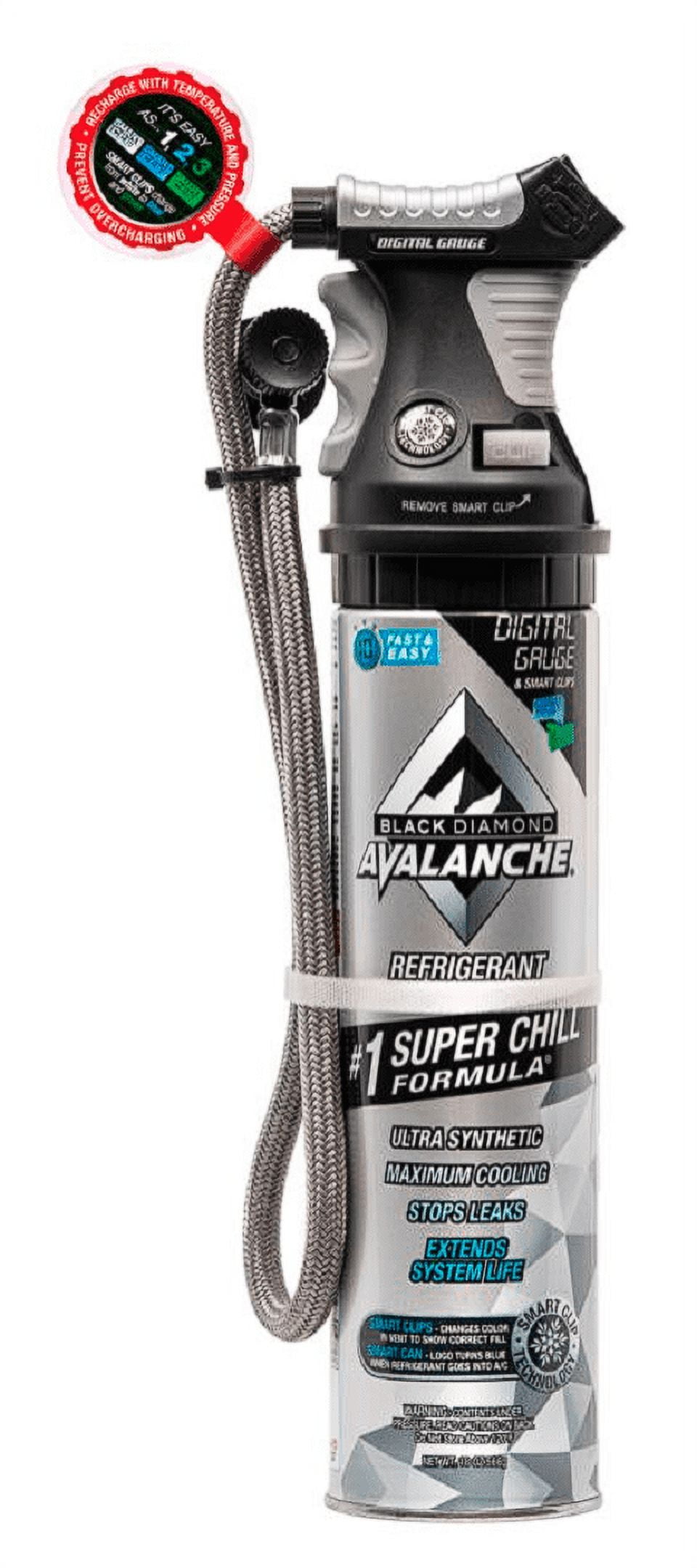 Avalanche B232D Refrigerant with Digital Gauge, 18 oz. - Walmart.com
