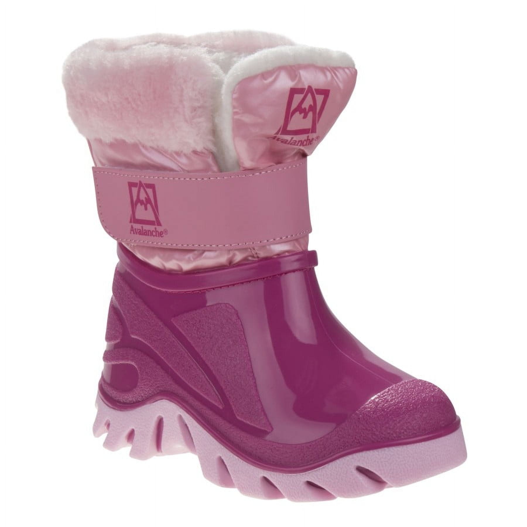 Avalanche Girls Winter Snow Boots Warm Kids Cold Weather Shoes - Pink ...