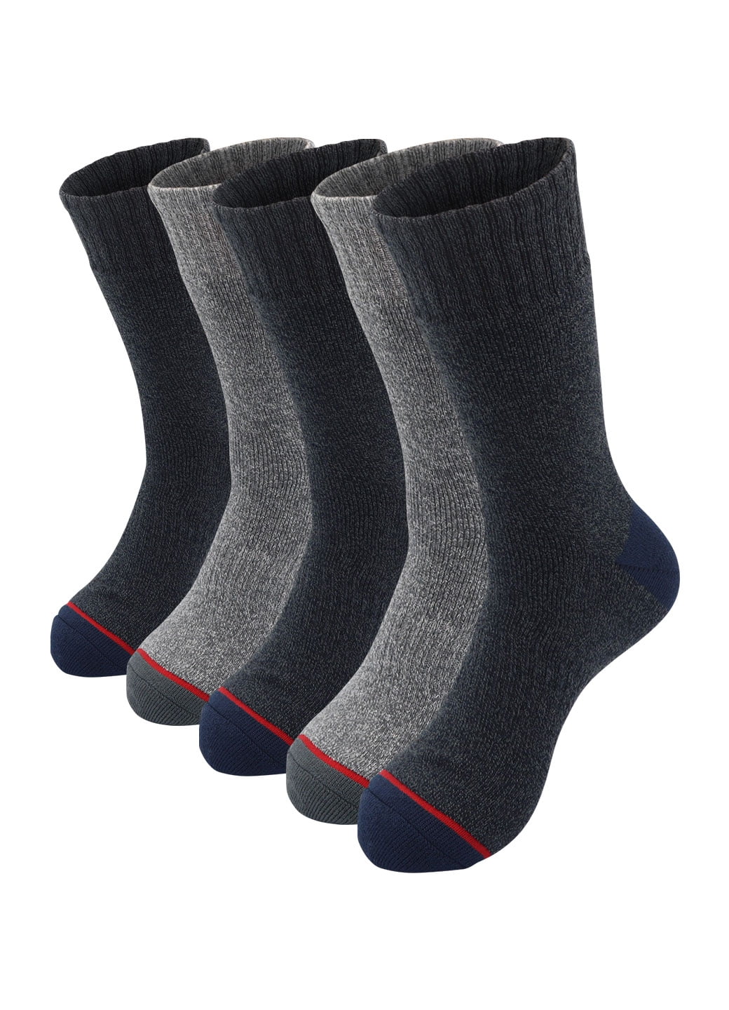 Avalanche Men's Outdoor Thermal Crew Socks 5-Pack - Walmart.com