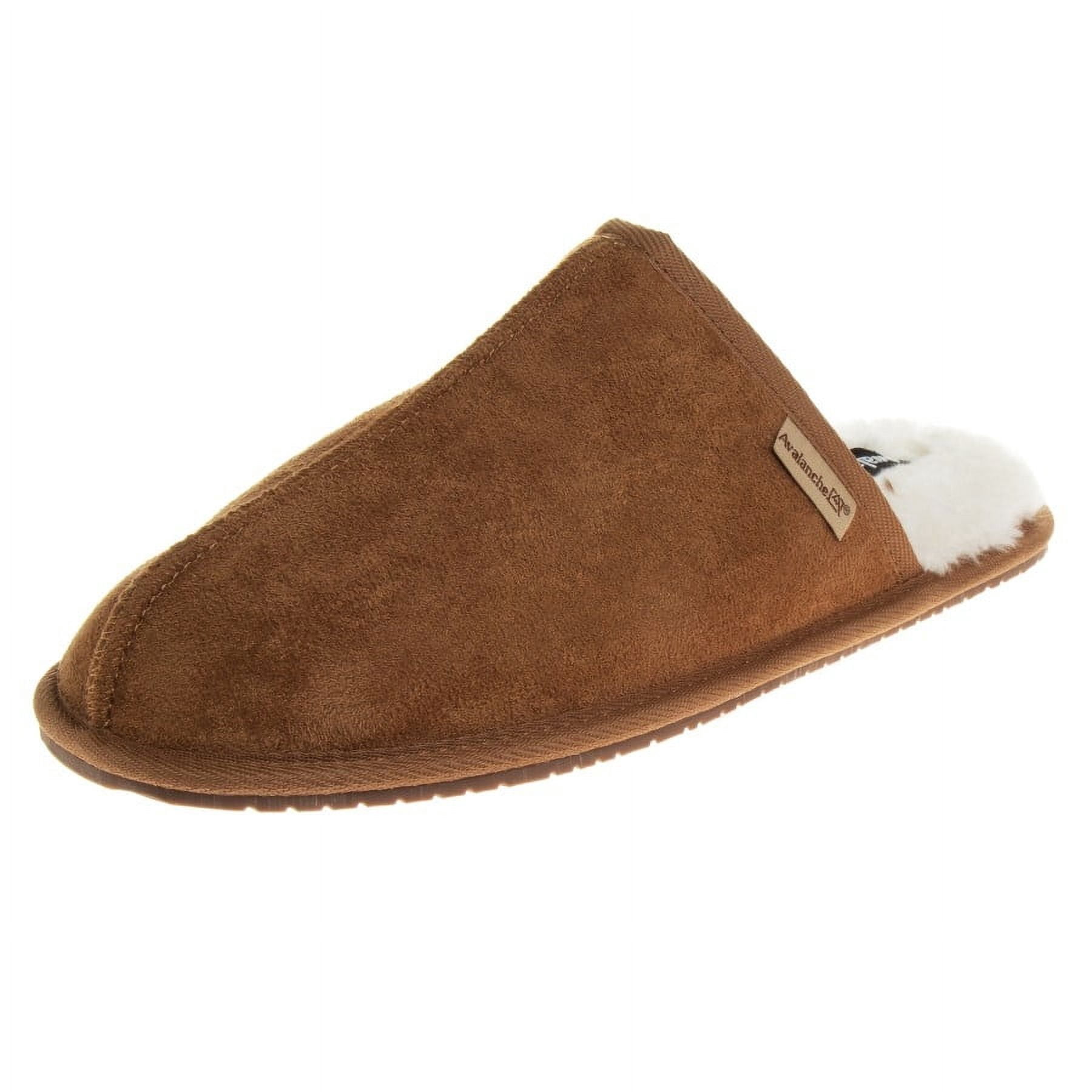 Avalanche Men'S Warm Slipperschesnut, Size: 11 - Walmart.com