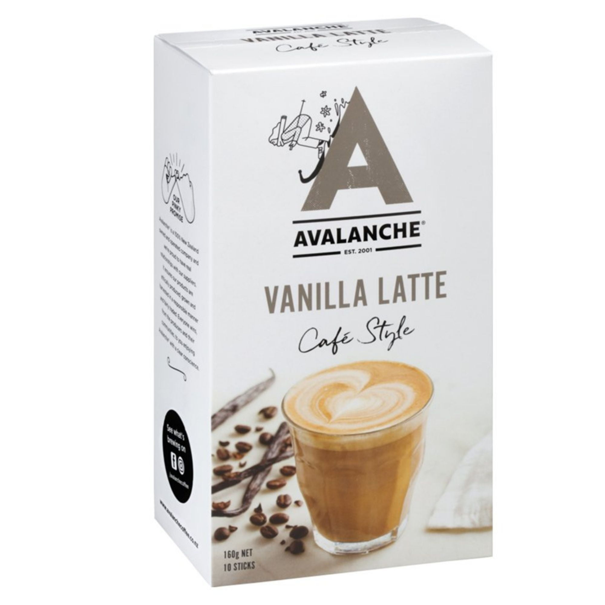 Avalanche Vanilla Latte Caf Style specialty sweet coffees give you that ...