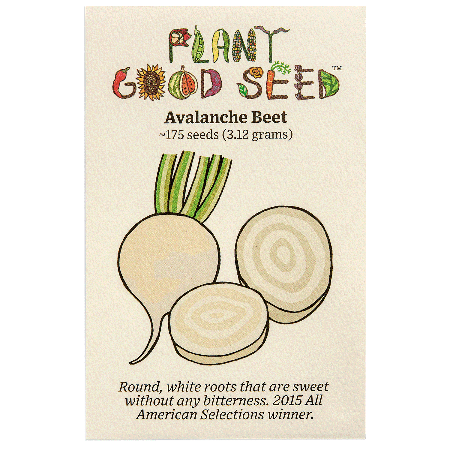 Avalanche White Beet Seeds - Walmart.com