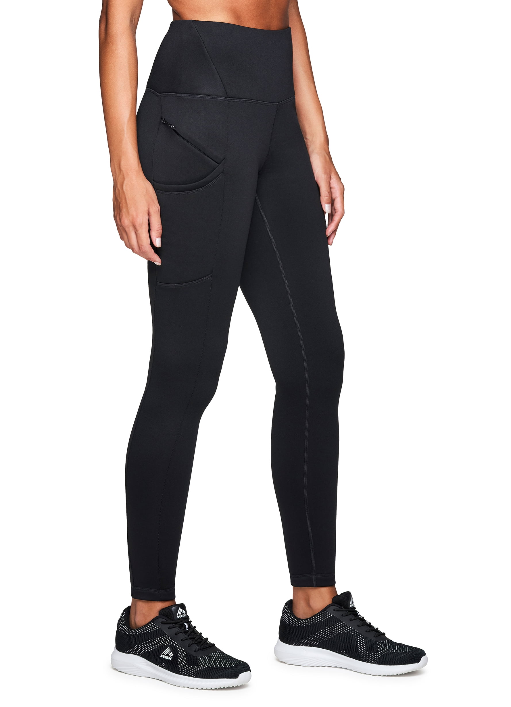 Avalanche Womens Brushed Fleece Lined Outdoor Hiking Legging With Techzipper Pockets