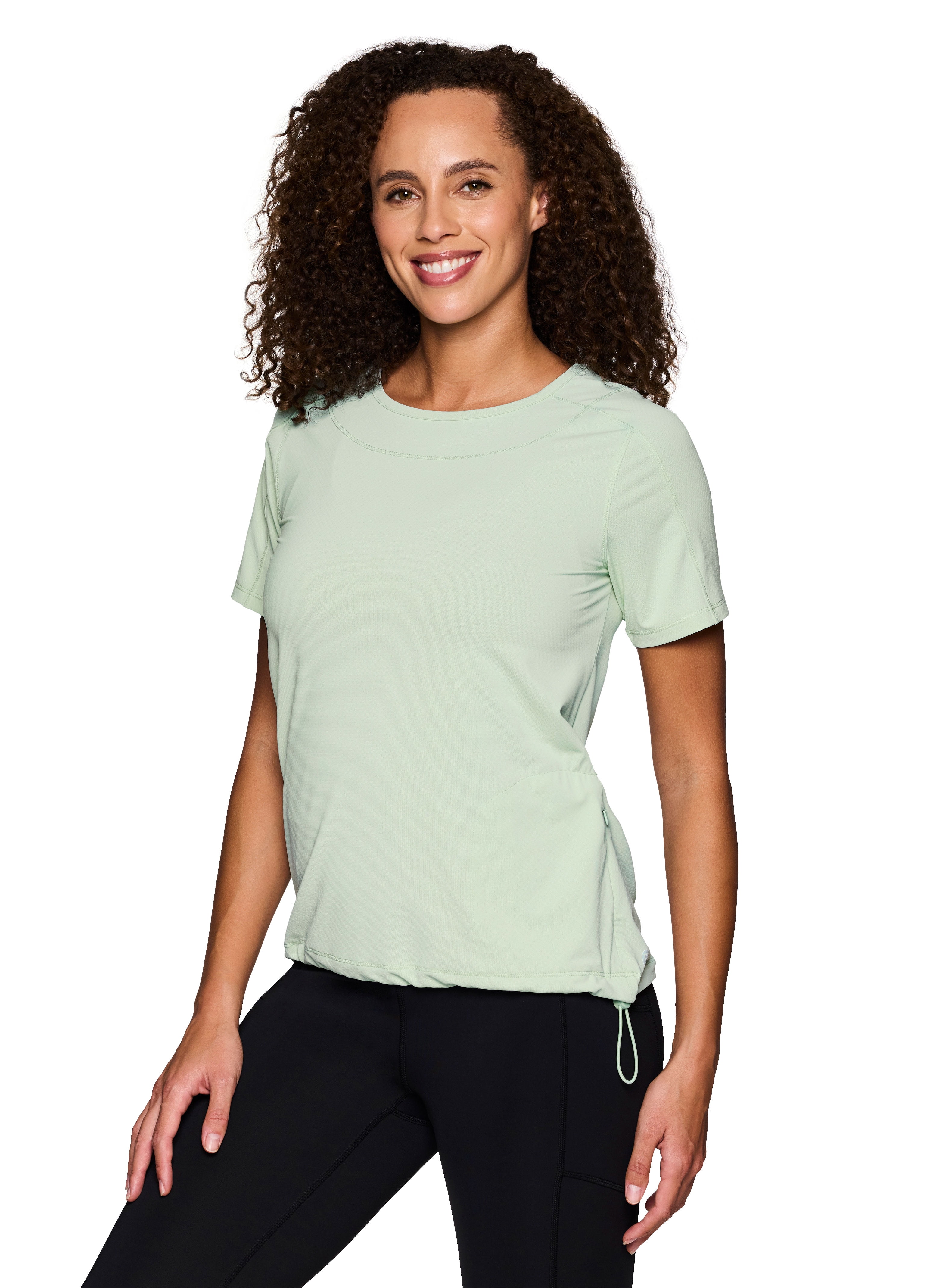 Avalanche Women's Bungee Hem UPF 50+ Sun Shirt with Zipper Pocket ...