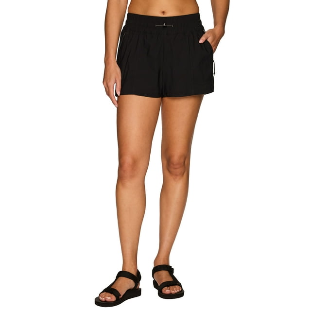 Avalanche Women's Bungee Waistband Stretch Twill Hiking/Walking Shorts ...