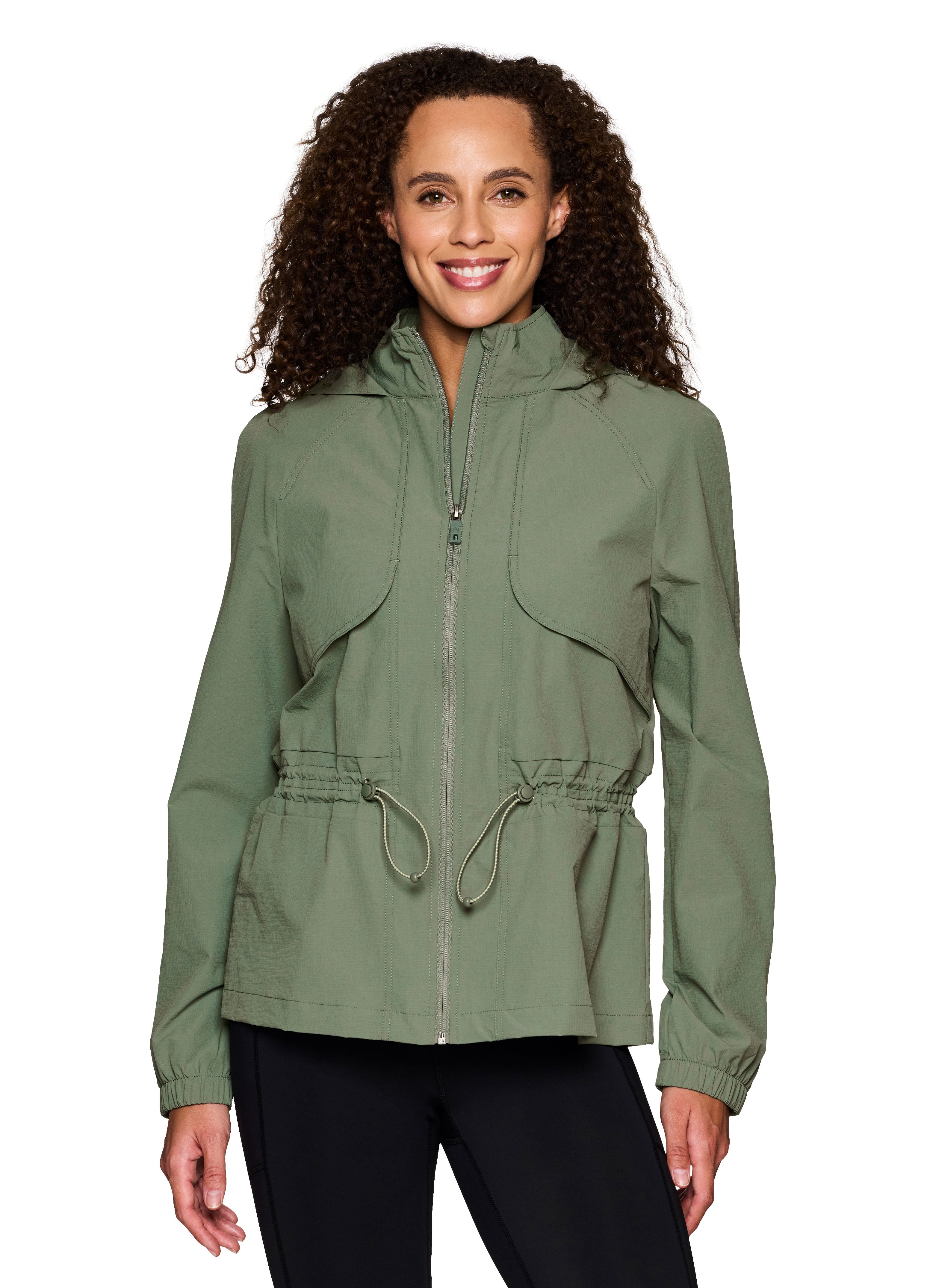 Avalanche Women's Elastic Waist Adjustable Fit Ripstop Hoodie Hiking ...