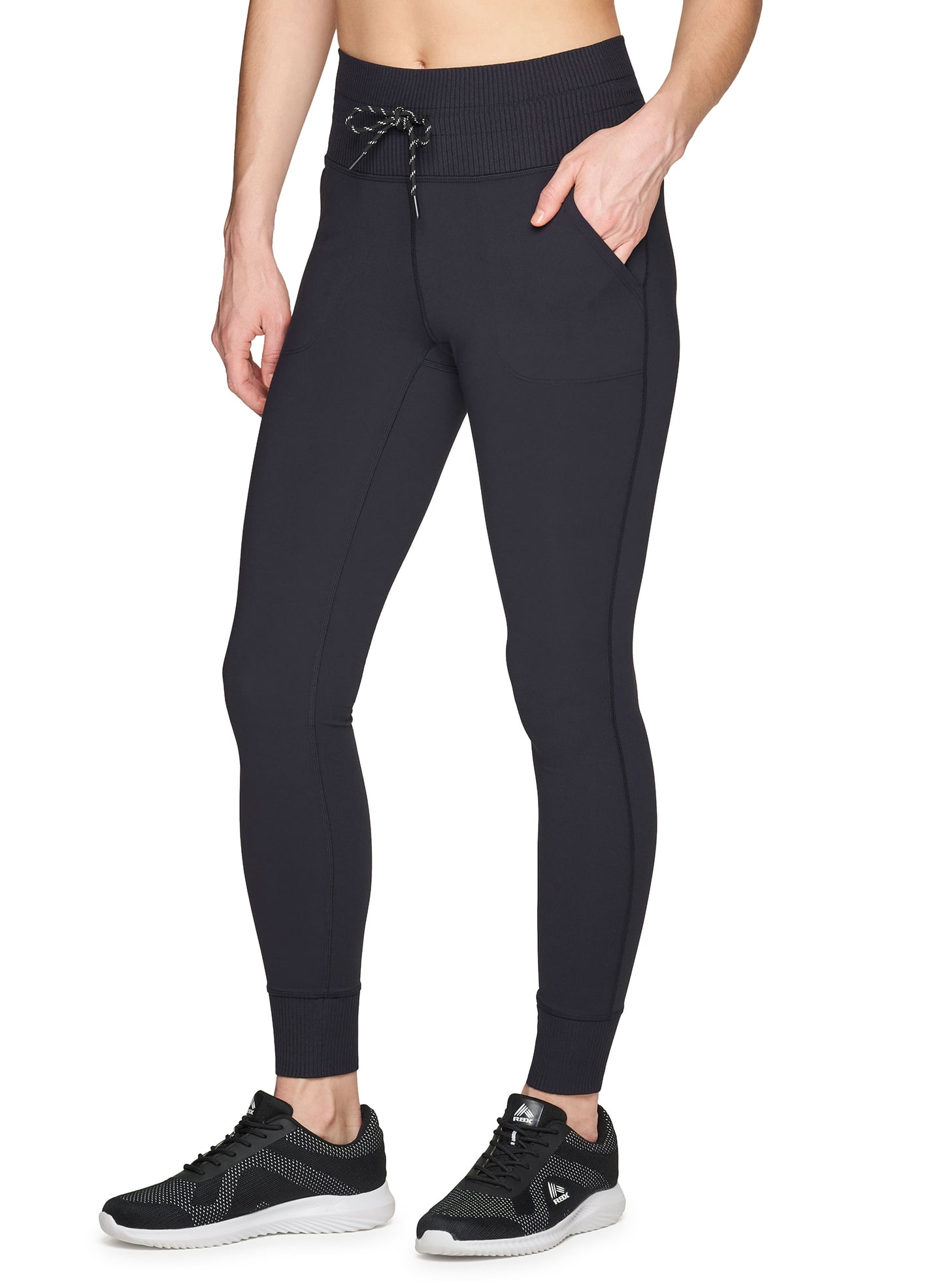 Avalanche Women's Jogger Style Drawstring Waist Legging With Pockets ...