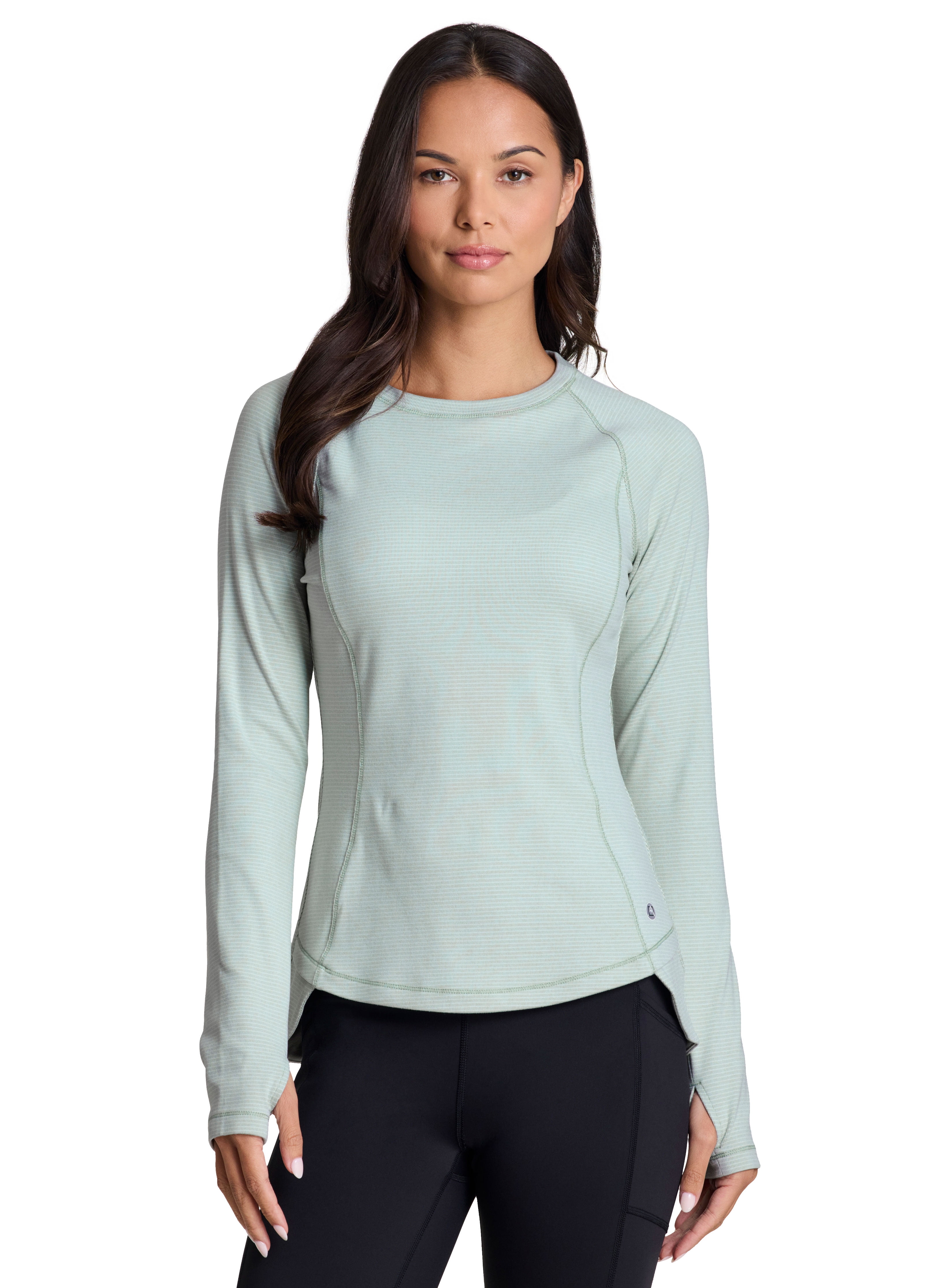 Avalanche Women's Long Sleeve Crewneck Buttery Soft Running Hiking Top ...
