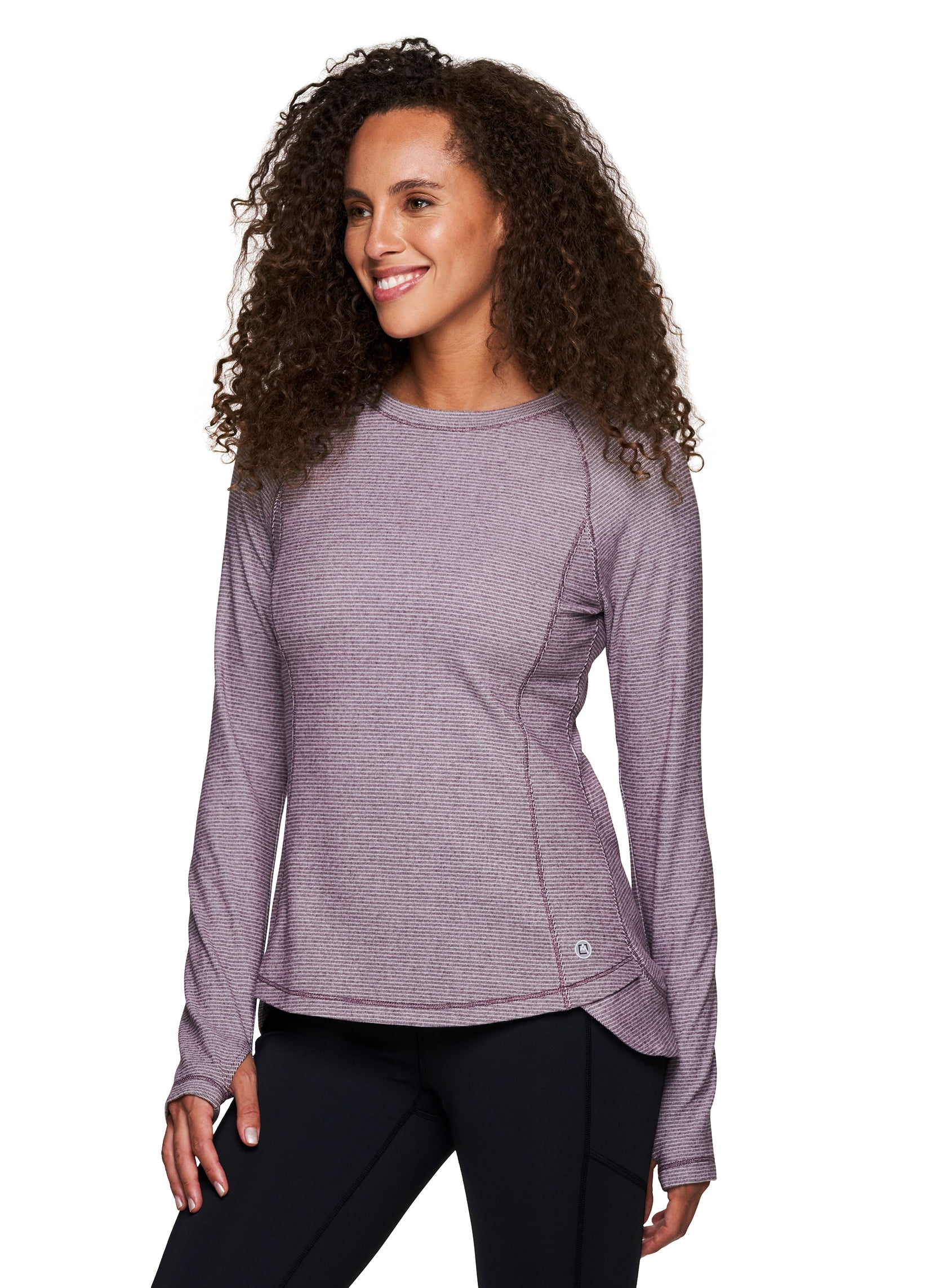 Avalanche Women's Long Sleeve Crewneck Buttery Soft Running Hiking Top ...