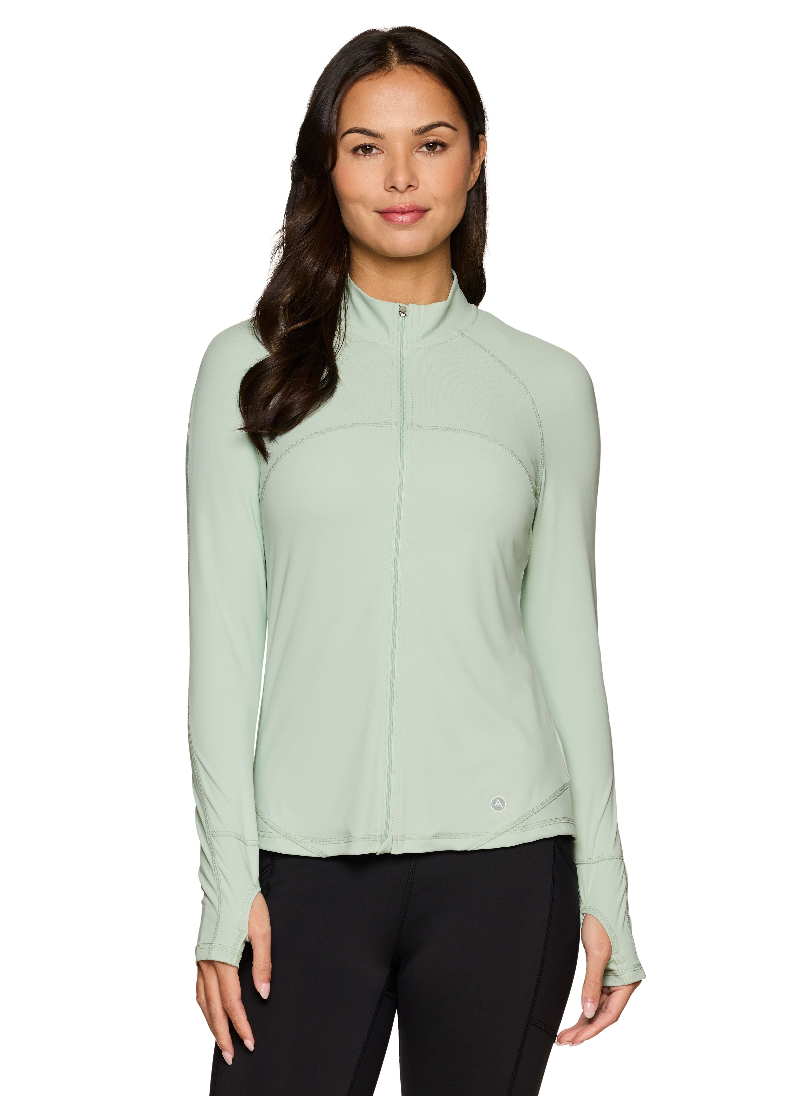 Avalanche Women's UPF 50+ Sun Protection Lightweight Fitted Zip Up Running Jacket - Walmart.com