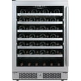 Avallon Awc242szlh 24" Wide 53 Bottle Capacity Single Zone Wine Cooler ...